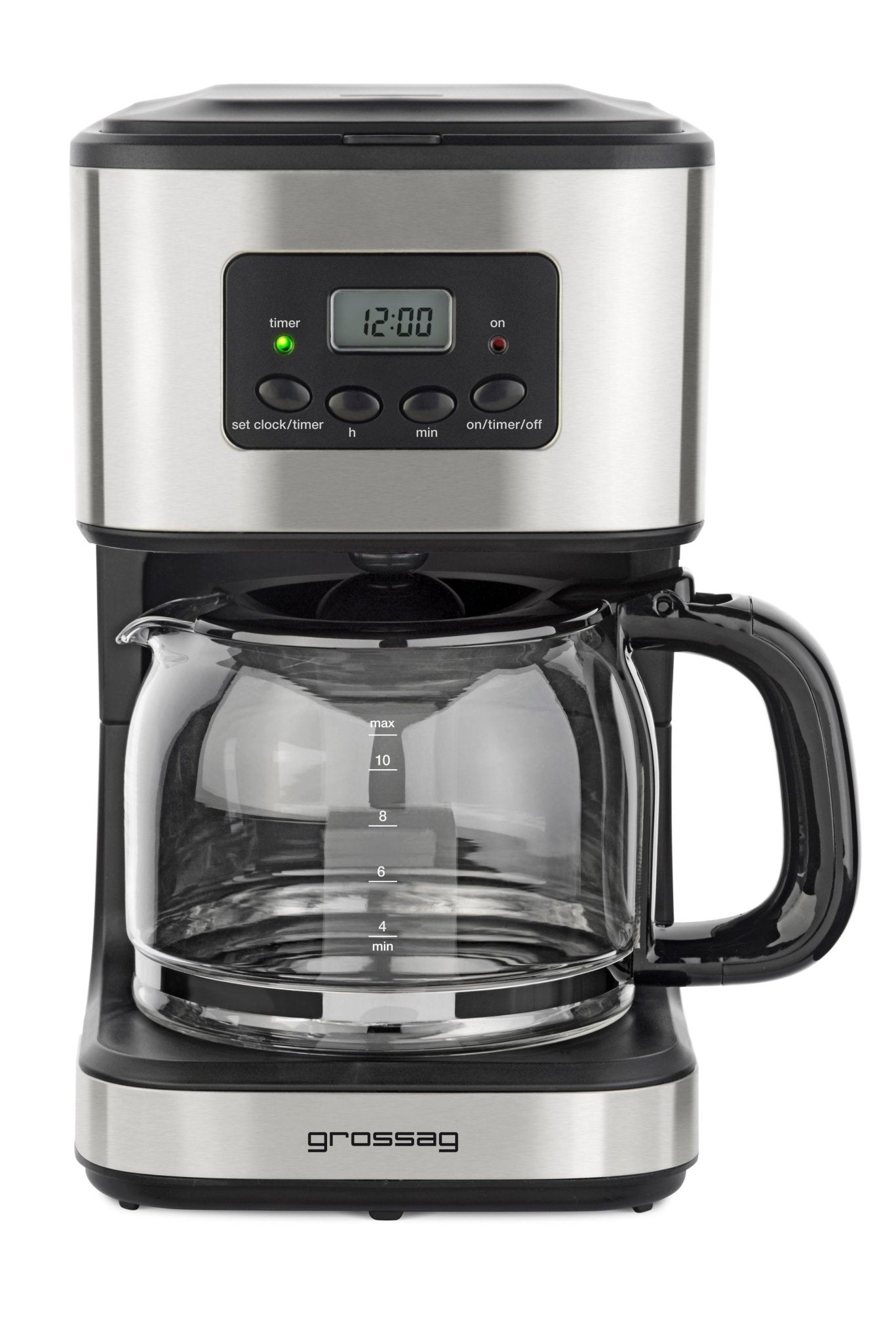 grossag Kaffee-Automat für 10 Tassen - Filterkaffeemaschine mit Timerf ...